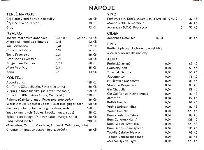 Menu :: Gazpacho surf bar